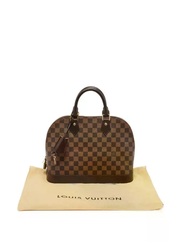 LOUIS VUITTON Alma Damier Ebene Tote Bag