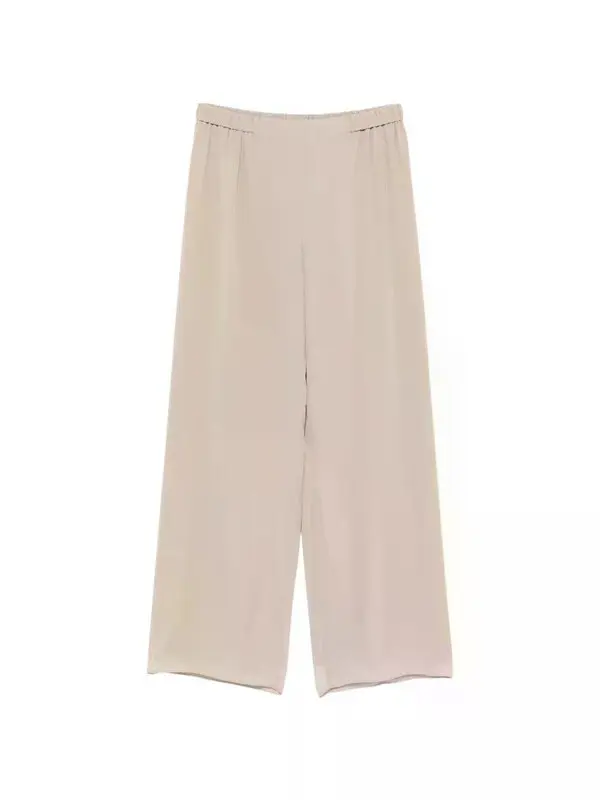 Marina Rinaldi Gamba Elasticated-waistband Palazzo Pants
