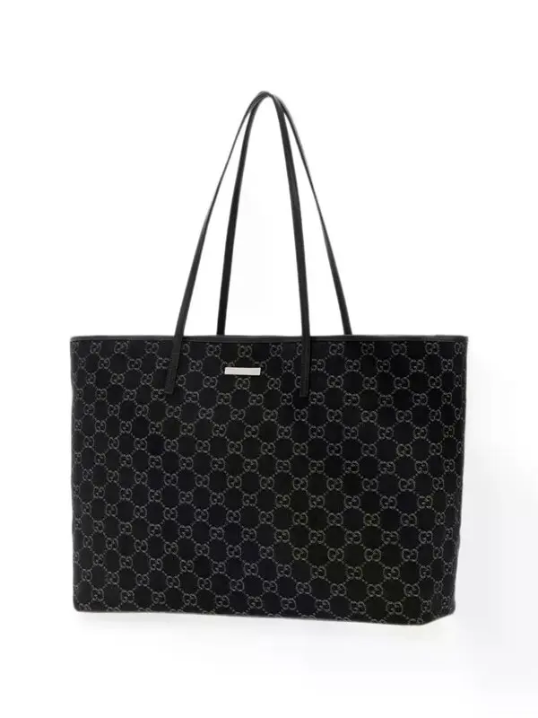Gucci Large Gg Tribeca Monogram Shoulder Bag