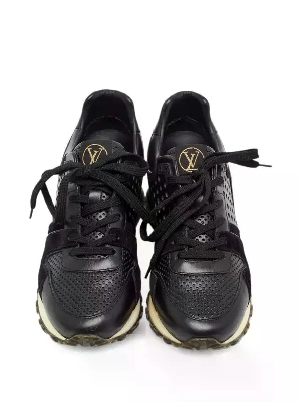 LOUIS VUITTON Run Away Panelled Low-top Sneakers - Black