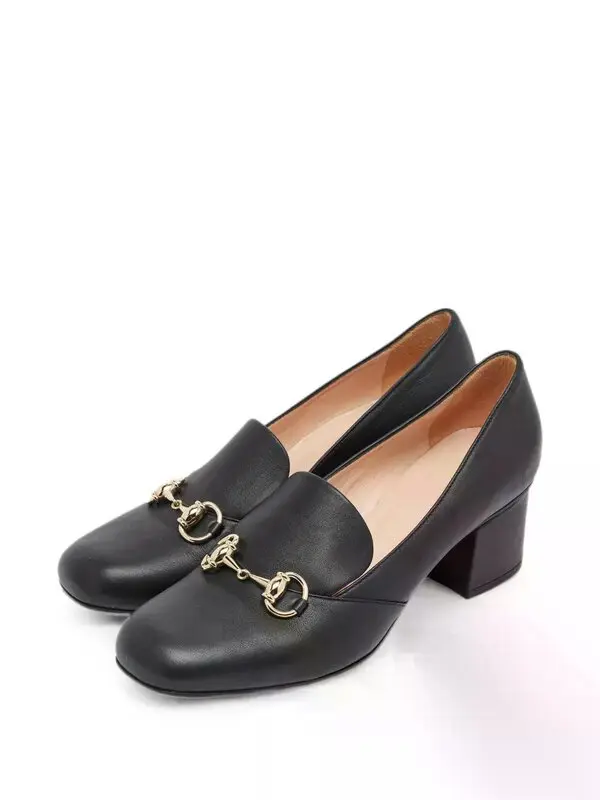 Gucci Horsebit Block Heel Pumps