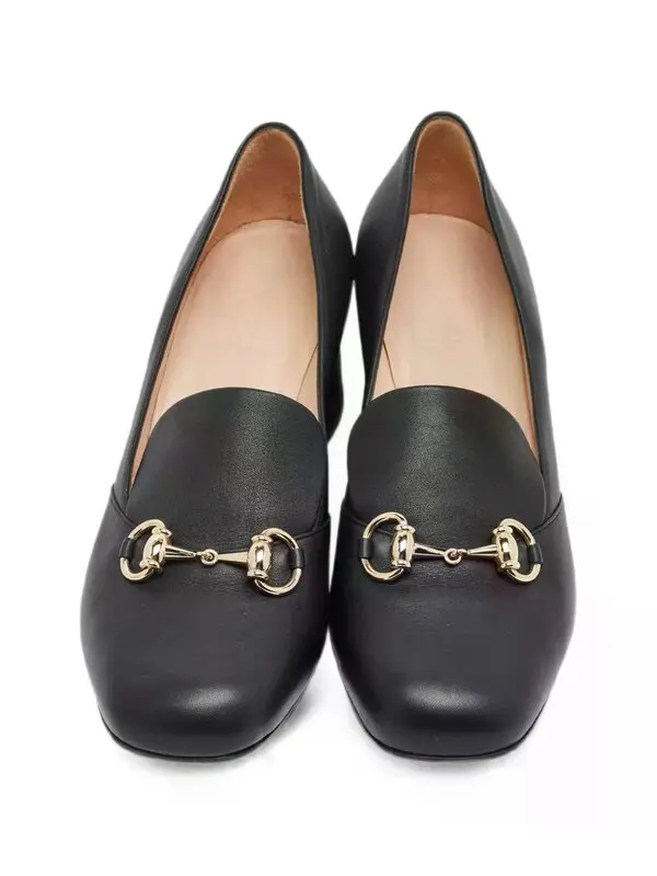 Gucci Horsebit Block Heel Pumps