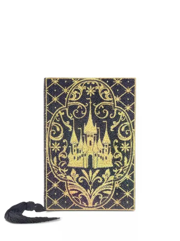 Judith Leiber Storybook Fairytales Crystal Clutch - Black