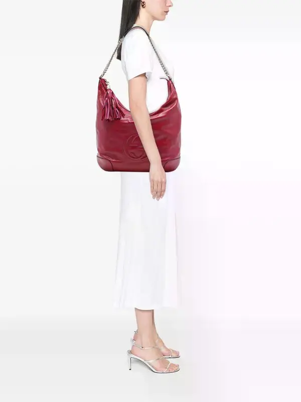 Gucci 2016-2026 Patent Soho Shoulder Bag