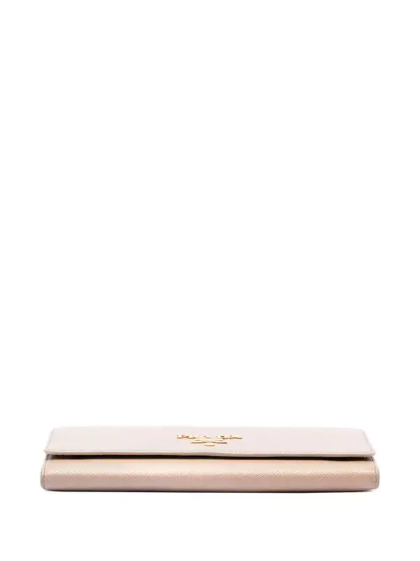 Prada 2010-2026 Saffiano Wallet On Chain Crossbody Bag