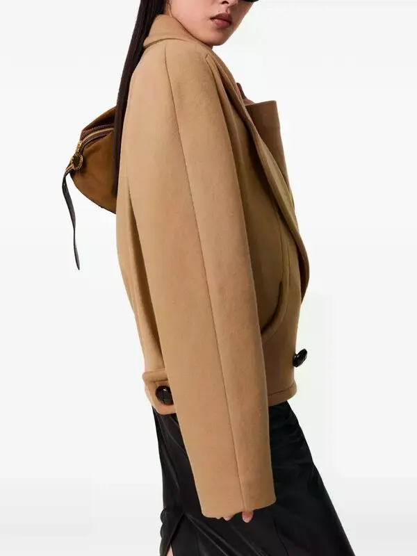 Stella McCartney Double-breasted Cropped Coat