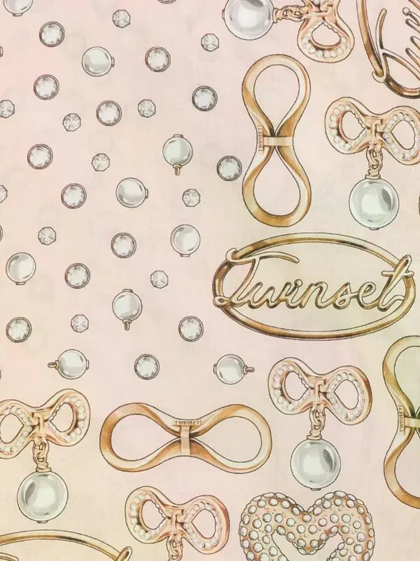 TWINSET Jewellery-print Scarf