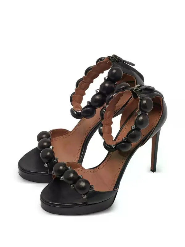 Alaïa Studded Platform Sandals