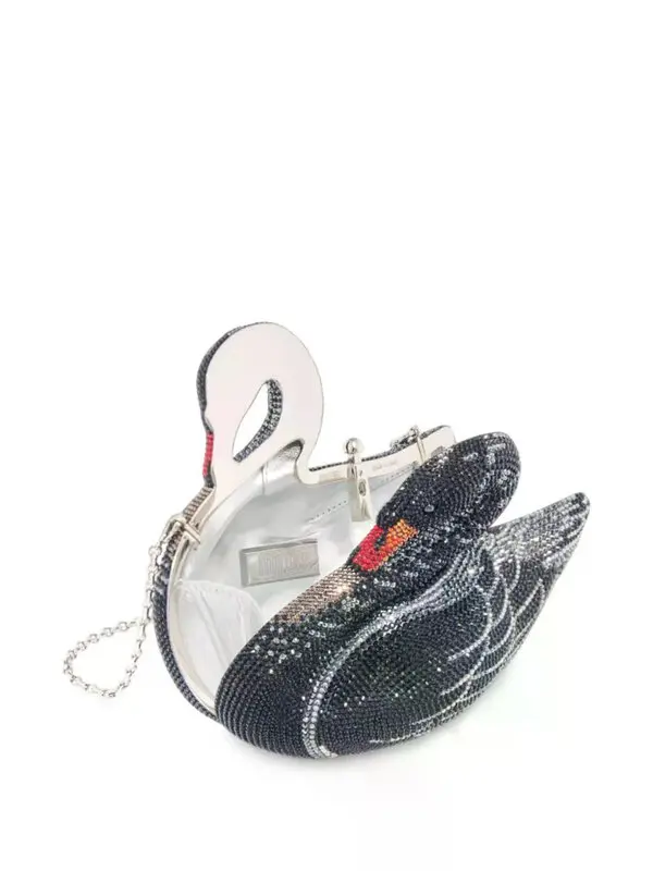 Judith Leiber Odile Crystal-embellished Swan Clutch Bag