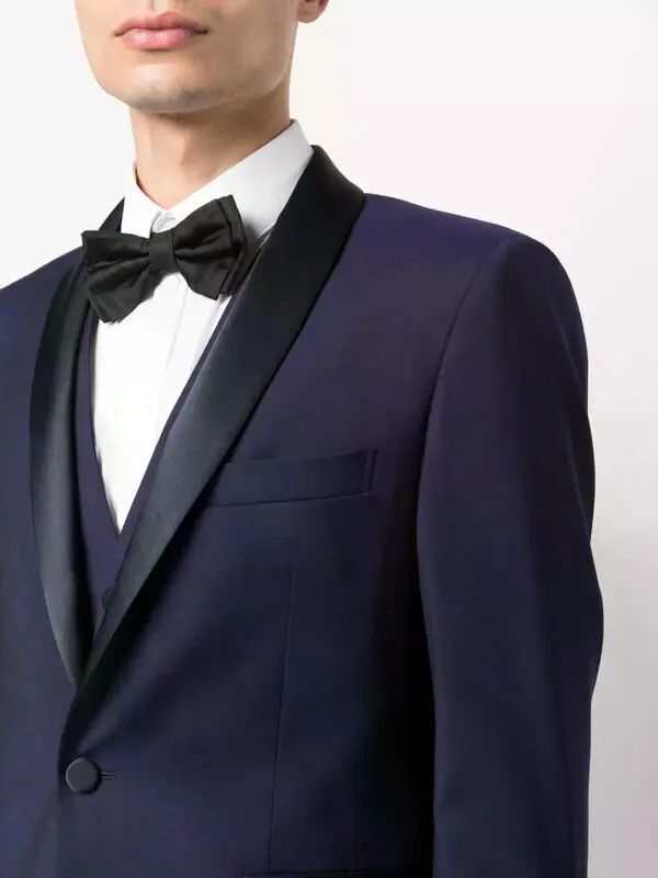 Tagliatore Satin-trim Three-piece Suit