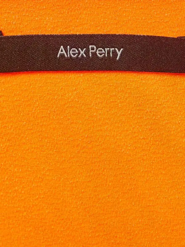 Alex Perry Crepe Midi Dress With Sweetheart Neckline