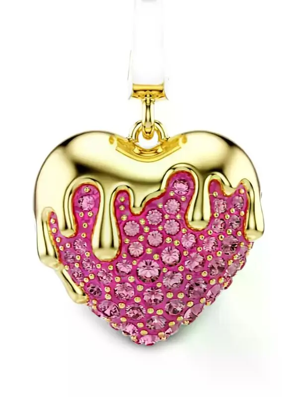 SWAROVSKI Idyllica Crystal-embellished Heart Pendant - Gold