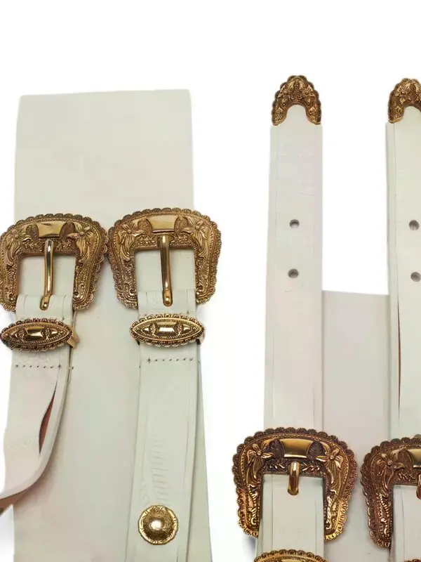 Alexander McQueen Double-buckle Wide Belt