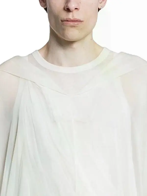 Rick Owens Hollywood Kaftan In Silk Chiffon