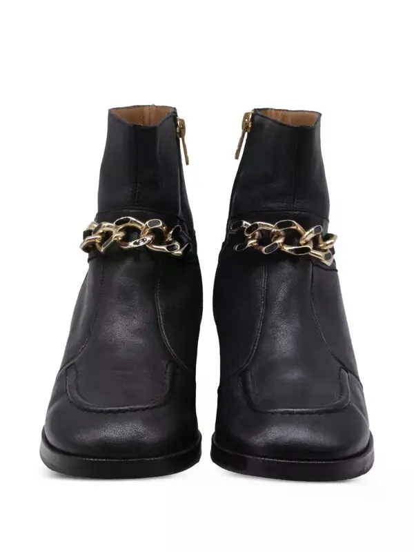 See By Chloé Mahe Chain-embellished Ankle Boots - Black