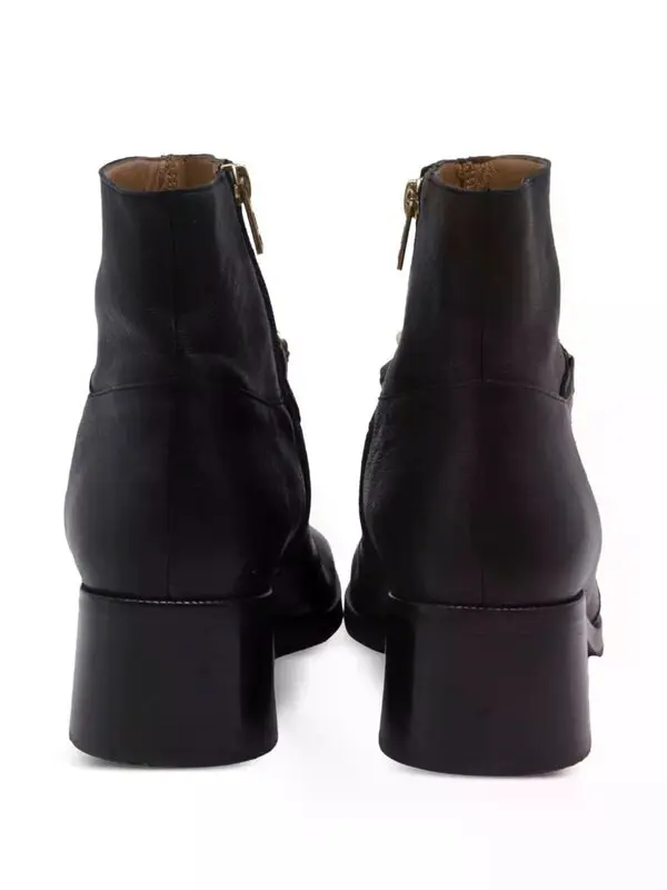 See By Chloé Mahe Chain-embellished Ankle Boots