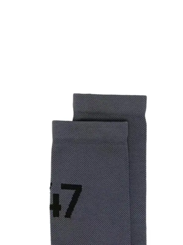 REPRESENT Logo Intarsia Mesh-panel Socks