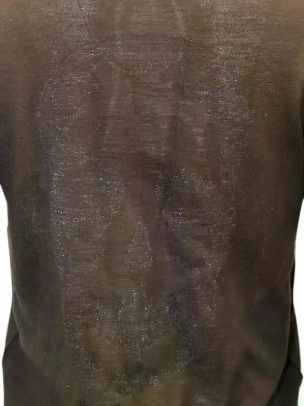 Zadig&Voltaire Skull Motif Merino Wool Sweater