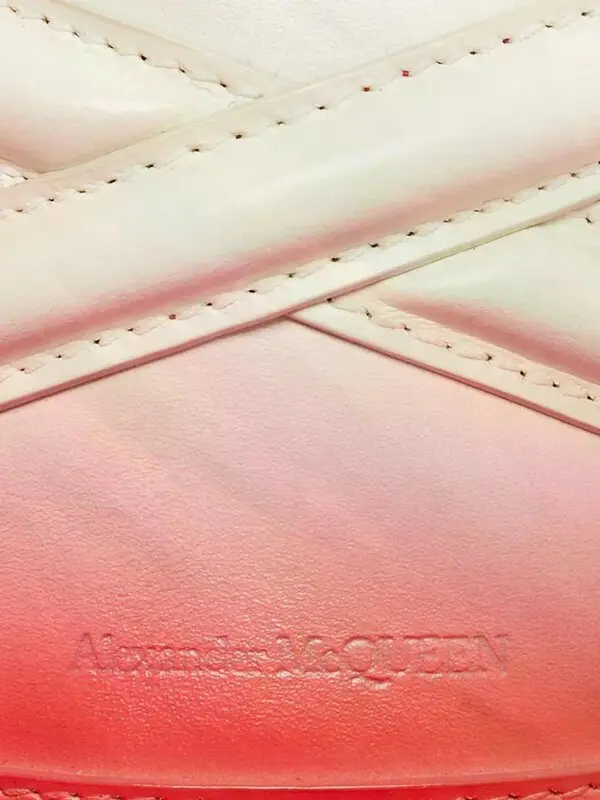 Alexander McQueen Small The Curve Ombré Bucket Bag - Red