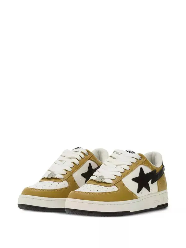 A BATHING APE Sta™ #3 Low Top Leather Sneakers