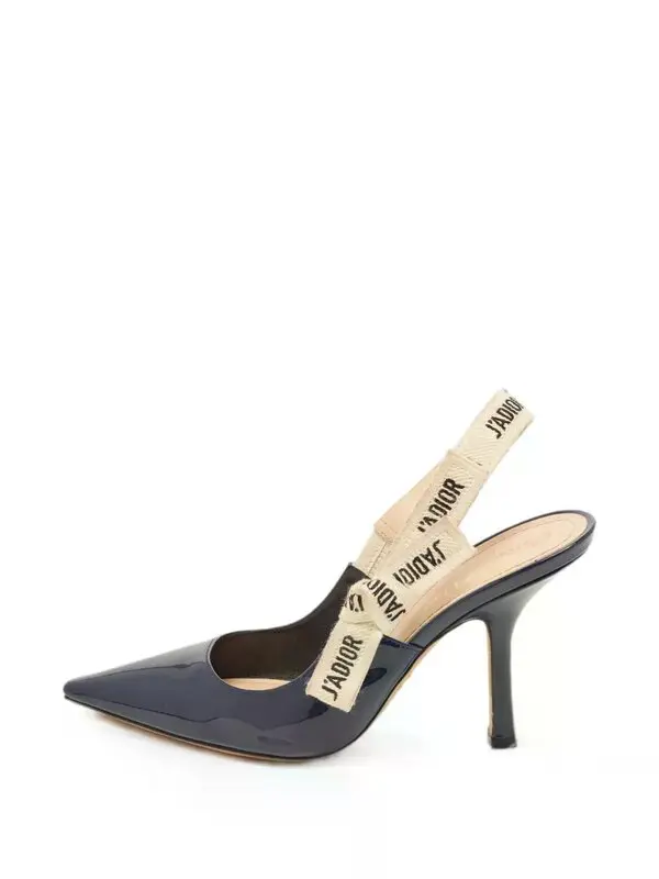Dior J'adior Patent Leather Slingback Pumps