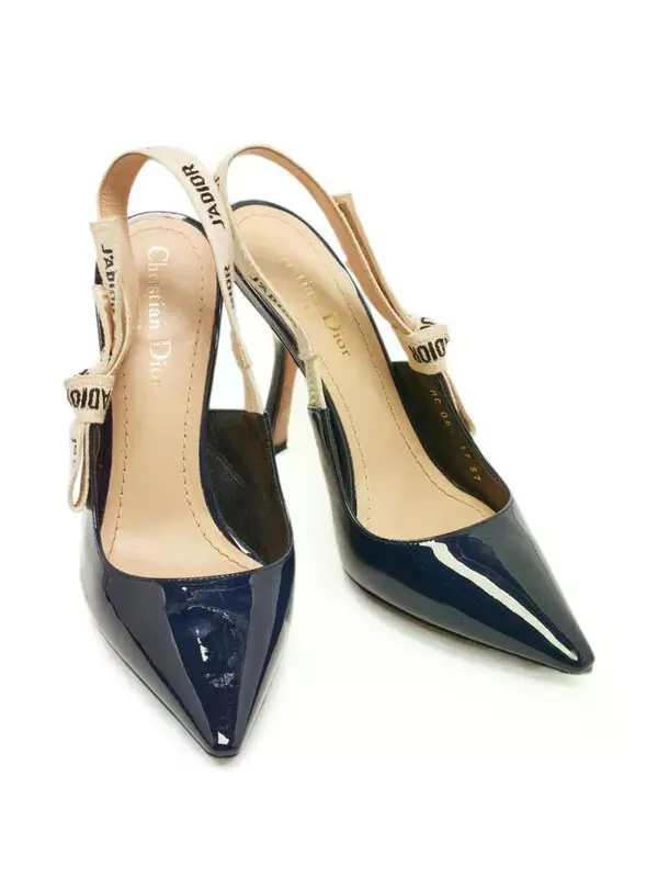 Dior J'adior Patent Leather Slingback Pumps