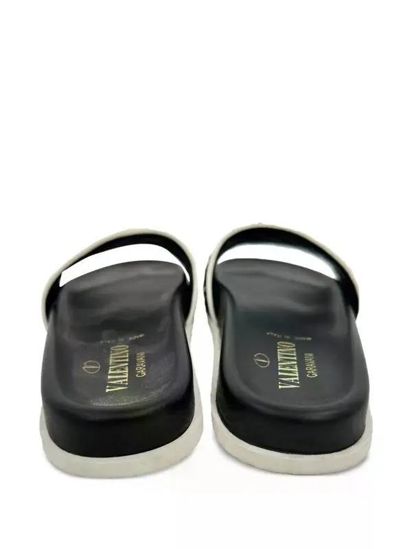 Red Valentino Rockstud Quilted Slides