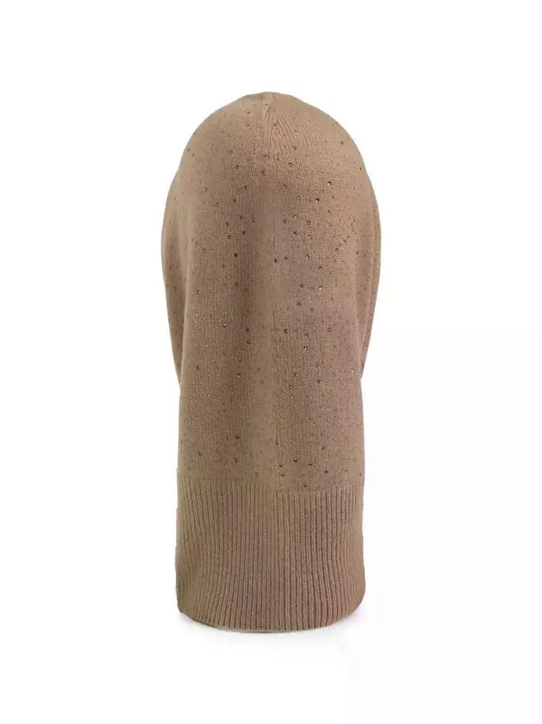 Max Mara Crystal-embellished Cashmere Balaclava