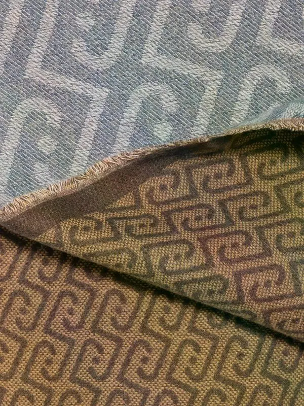 Liu Jo Monogram-pattern Fringed Scarf