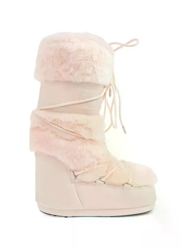 Moon Boot Faux-fur Lace-up Boots