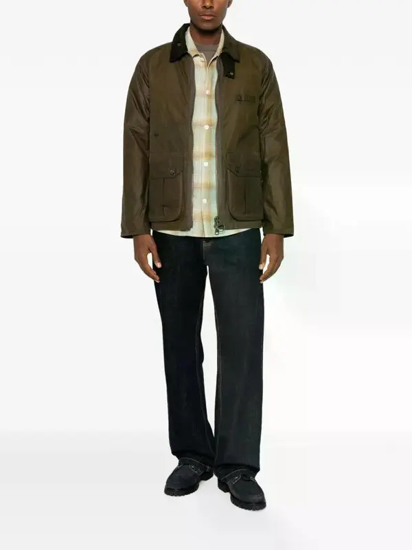 Barbour Corduroy Collar Zip-fastening Jacket