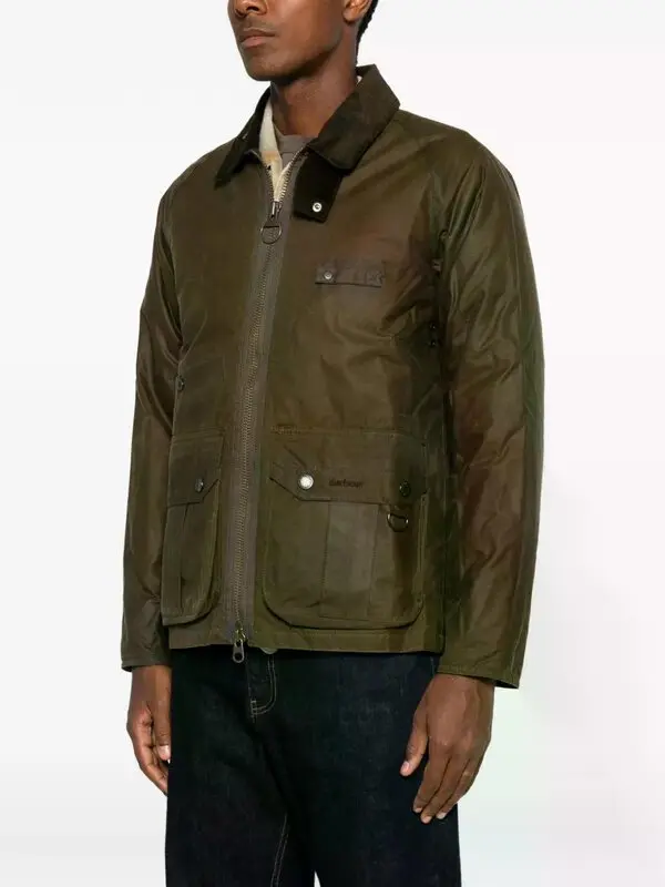 Barbour Corduroy Collar Zip-fastening Jacket