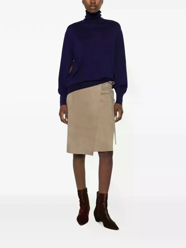 Eric Bompard Turtleneck Sleeve-vent Sweater