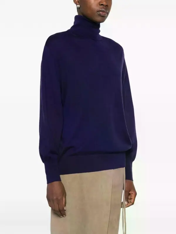 Eric Bompard Turtleneck Sleeve-vent Sweater