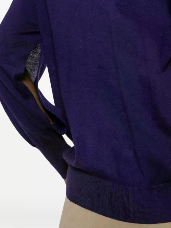 Eric Bompard Turtleneck Sleeve-vent Sweater