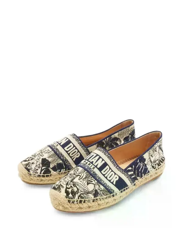 Dior Granville Toile De Jouy Espadrilles