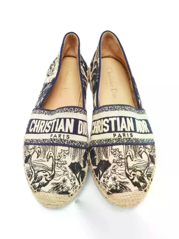 Dior Granville Toile De Jouy Espadrilles