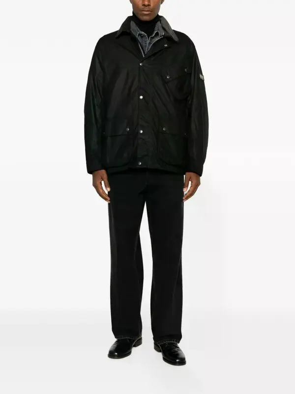 Barbour Waxed Cotton Corduroy Collar Jacket