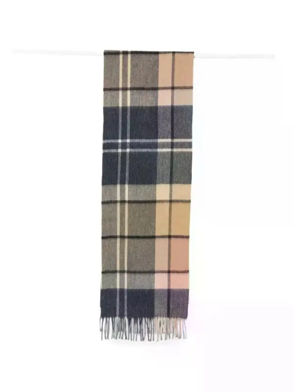 Barbour Carrbridge Tartan Check-fringed Scarf