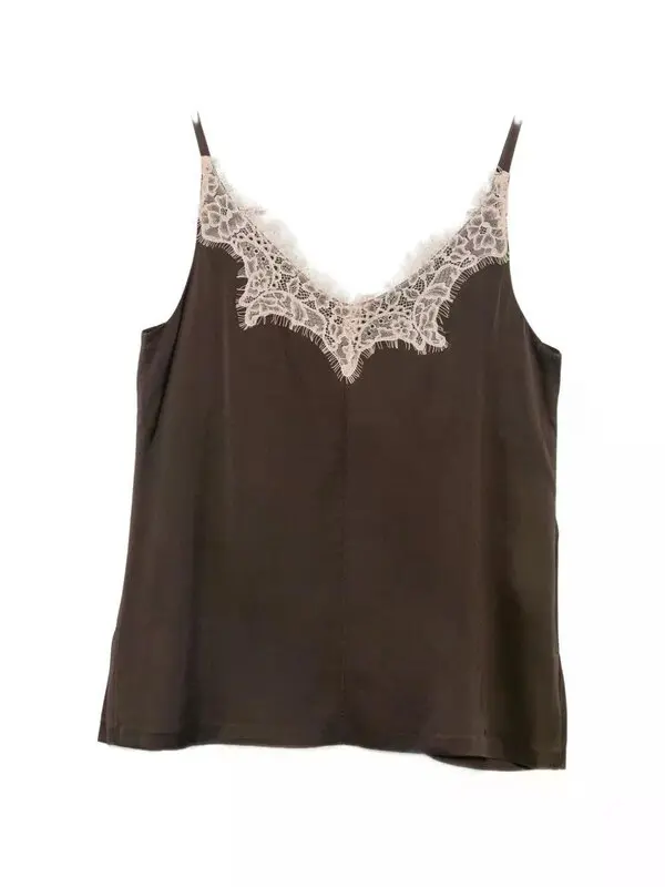Seventy Lace-trim Blouse