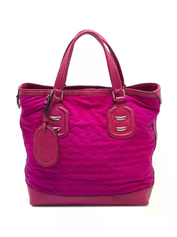 Gucci Techno Leather-trim Tote Bag