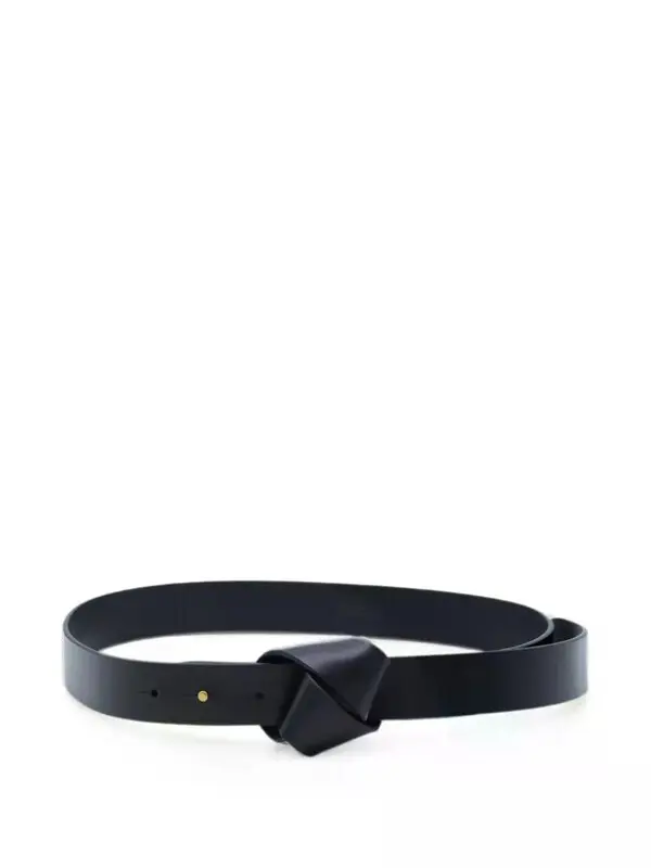 Isabel Marant Étoile Lassio Knotted Leather Belt - Black