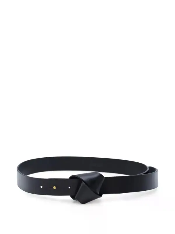 Isabel Marant Étoile Lassio Knotted Leather Belt - Black