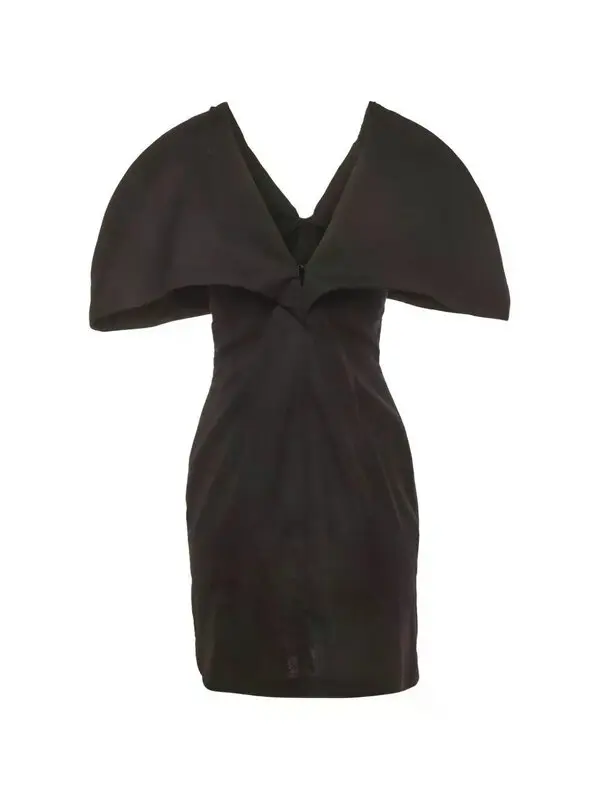 Jacquemus La Robe Gitan Cape-sleeve Midi Dress
