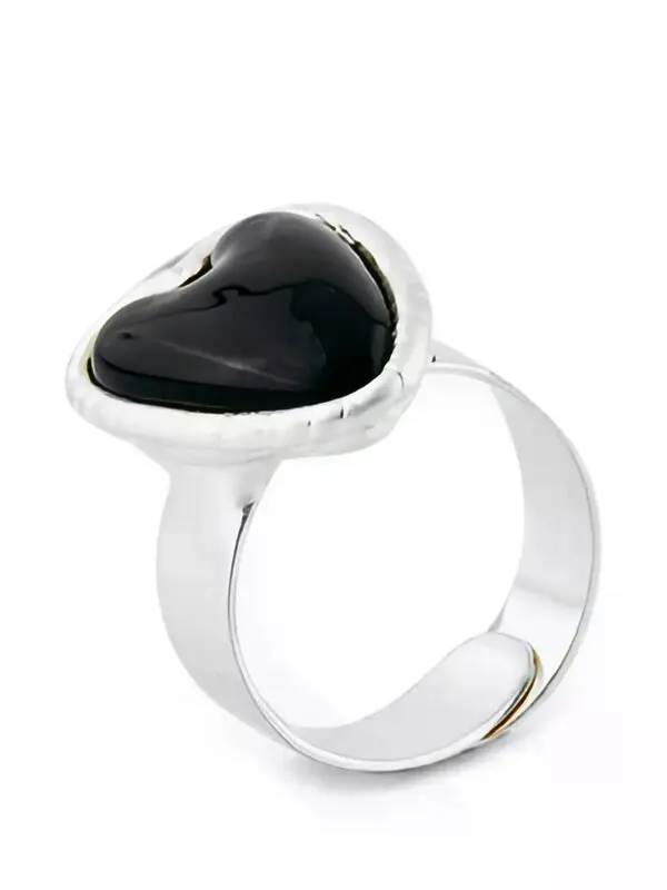 POISONED HEARTS Glass Heart Ring