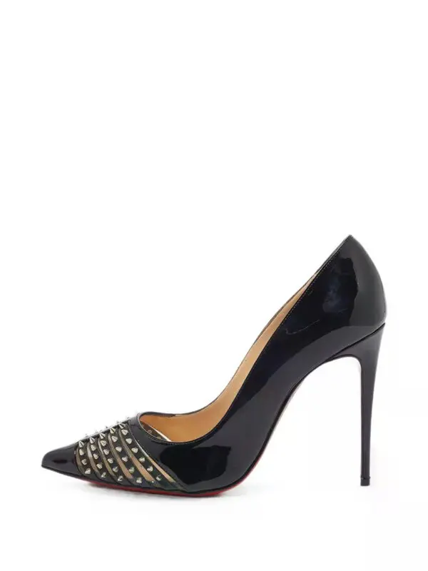 CHRISTIAN LOUBOUTIN Bareta Studded Mesh Pumps