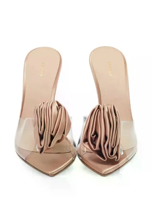 LE SILLA Rose Appliqué Sandals