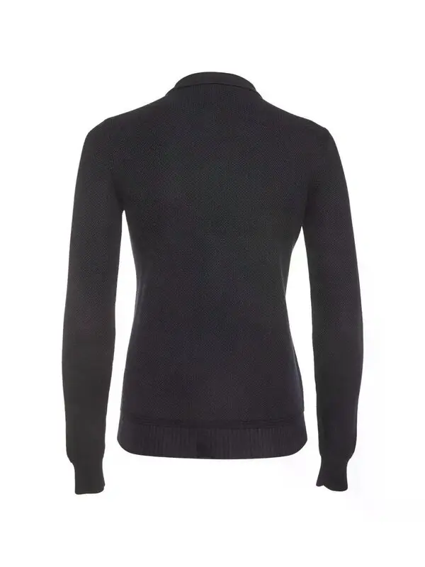 Loro Piana Textured Knit Zip-up Cardigan