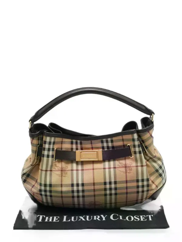 Burberry Willenmore Haymarket Check Handbag