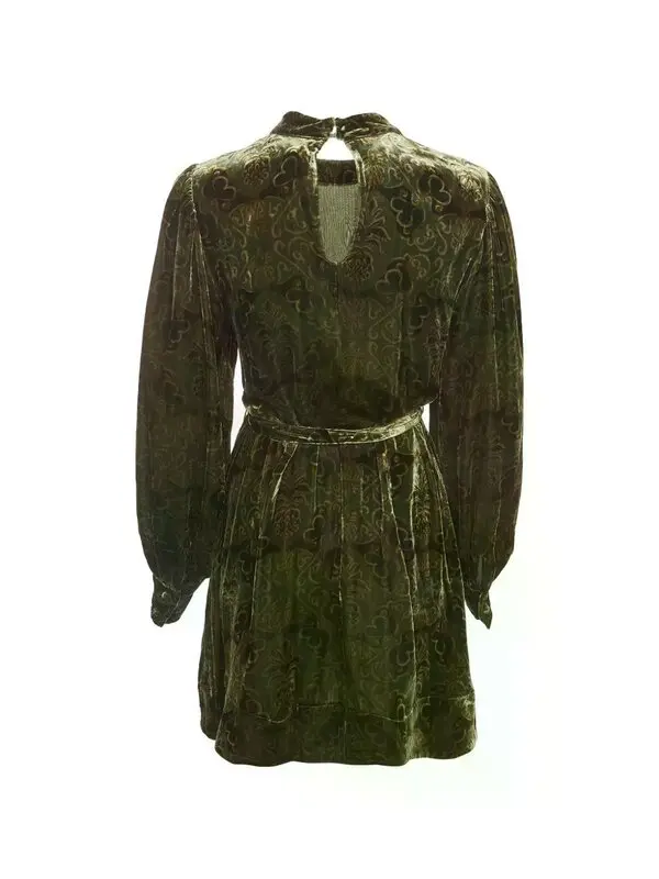 Barbour X Farm Rio Printed High Neck Mini Dress